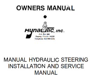 Hynautic Steering Manual PDF: Free Download